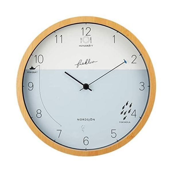 INTERFORM INC. インターフォルム 時計 電波時計 壁掛け ナチュラル 直径25×奥行5 (ナチュラル 直径25×奥行5) : フリージアストア - 通販 - Yahoo!ショッピング