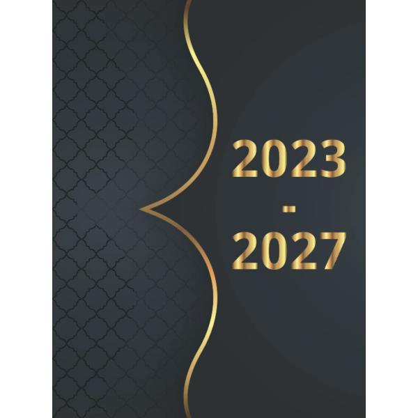 Monthly Planner 5 Years 2023-2027: calendar and schedule ahead for ...