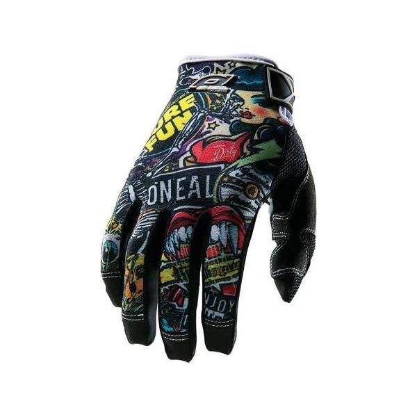 (オニール) O'Neal ジャンプグローブ クランクグラフィック付き Size 10 0385-130 (ブラック/マルチカラ L) : フリージアストア - 通販 - Yahoo!ショッピング