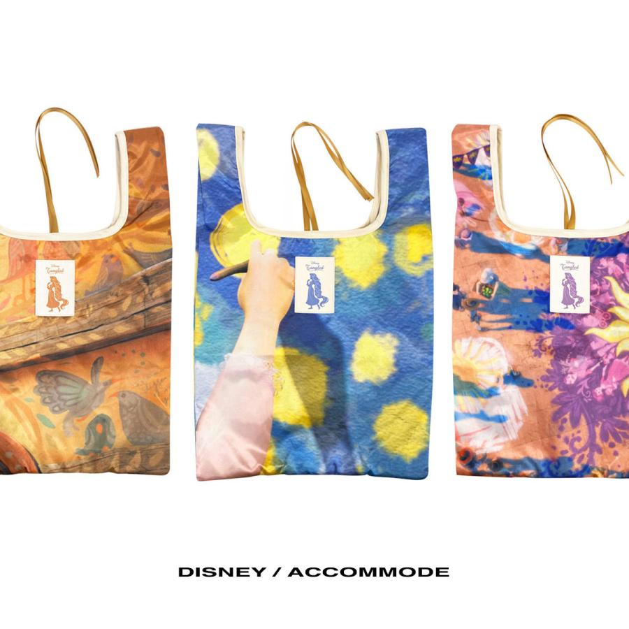 トートバッグ マルシェバッグ ディズニー レディース disney 塔の上のラプンツェル アコモデ accommode D-ST1921 ...