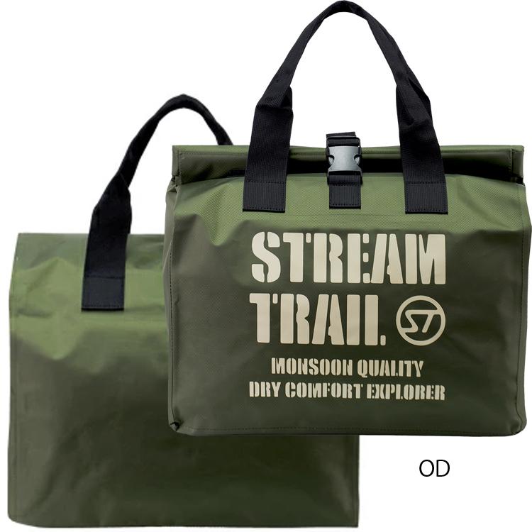 STREAM TRAIL STREAMTRAIL ストリームトレイル ライト ロールダウントートバッグ LT. ROLLDOWN TOTE 軽量簡易防水素材 サブバック 大容量ハンドバック ...