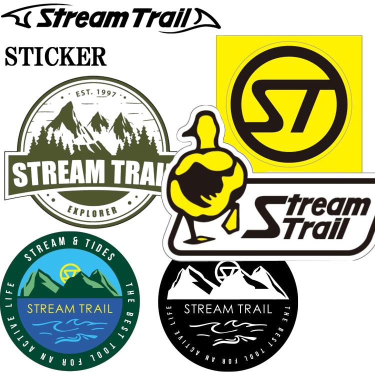 STREAM TRAIL ゆうパケット対応 STREAMTRAIL ストリームトレイル ロゴステッカー STICKER アクセサリー : フリーライン ヤフー店 - 通販 - Yahoo!ショッピング