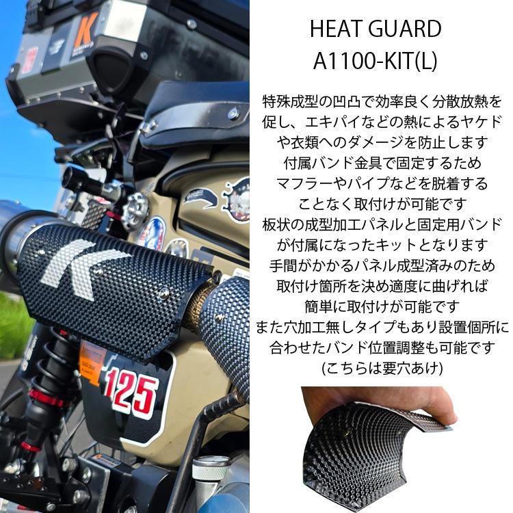 ゆうパケット対応2個迄 KEMEKO ケメコ ヒートガードA1100-KIT ラージサイズ Lサイズ 簡易組み立てキット 固定金具付属 ...