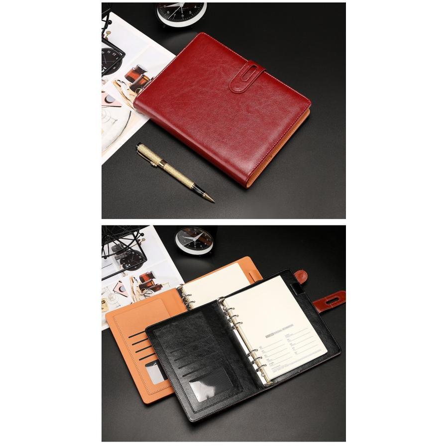 【Yahoo!ランキング1位入賞】システム手帳 A5 ベーシック シンプル ノート ビジネス リング径22mm( ブラウン) :p210318259ff8:Freenationストア - 通販 ...