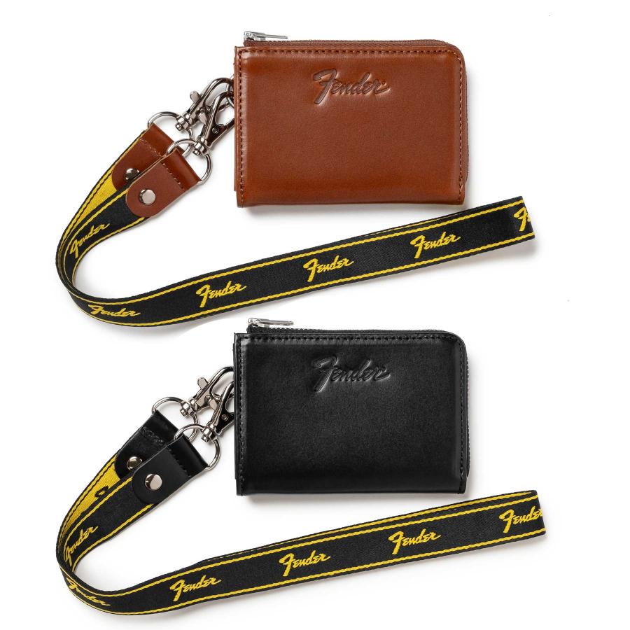 Fender フェンダー コインケース 小銭入れ 財布 L字ファスナー ウォレットコード メンズ レディース 本革 レザー ギター 950-700 : FreeseBe - 通販 ...