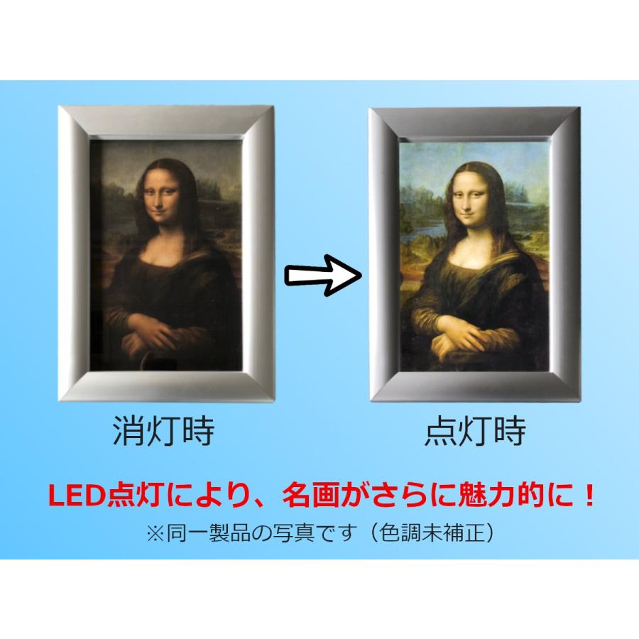 LEDで輝く名画 ミュシャ作-黄道十二宮 アルミフレームA4サイズ LEDで輝く名画 ミュシャ作-黄道十二宮 アルミフレームA4サイズ