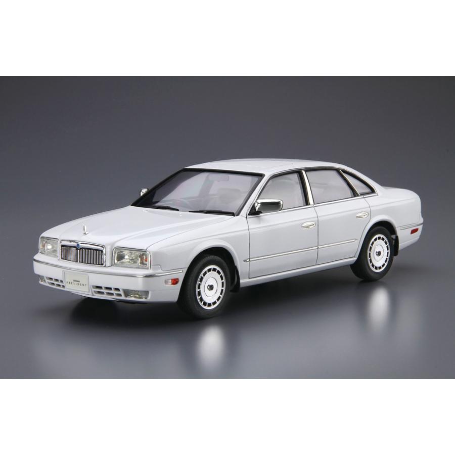 予約 アオシマ 1/24 ザ・モデルカー No.89 ニッサン G50 プレジデントJS/インフィニティQ45 '89 プラモデル 25年10 ...