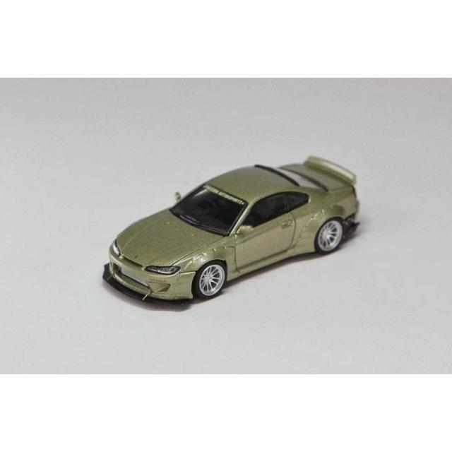 新品 Street Weapon 1/64 日産 シルビア NISSAN Slivia S15 Rocket Bunny Jade green ...