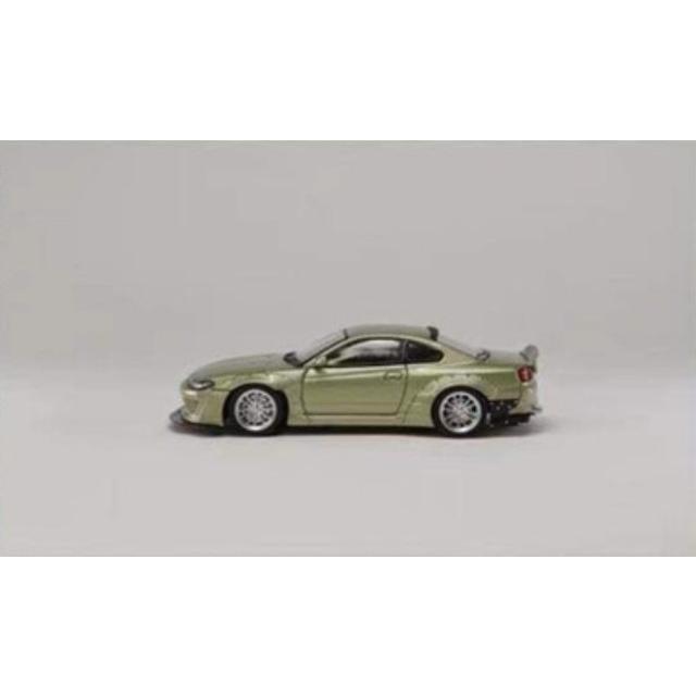 新品 Street Weapon 1/64 日産 シルビア NISSAN Slivia S15 Rocket Bunny Jade green ...