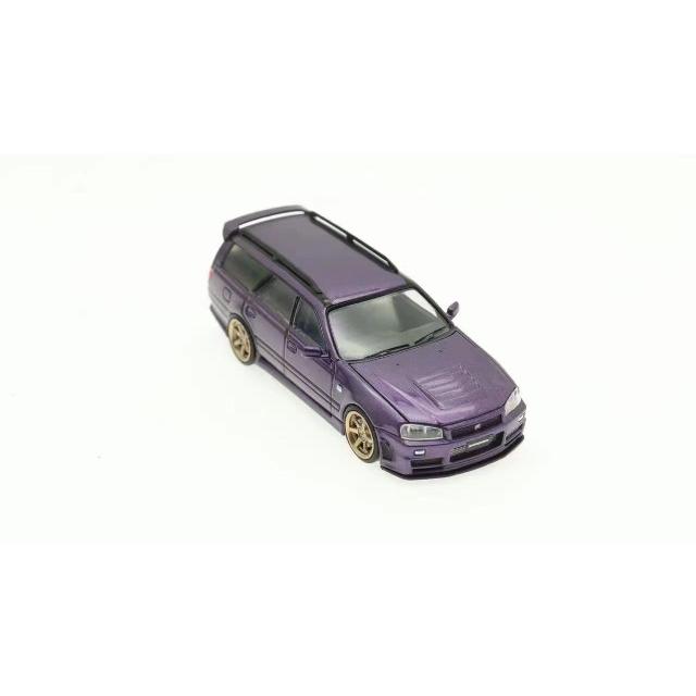 新品 Zoom 1/64 日産 ステージア Stagea WC34 260RS Midnight Purple ボンネット開閉 : ブースト ...