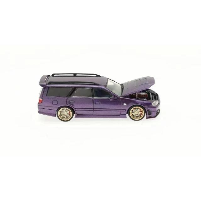 新品 Zoom 1/64 日産 ステージア Stagea WC34 260RS Midnight Purple ボンネット開閉 : ブースト ...