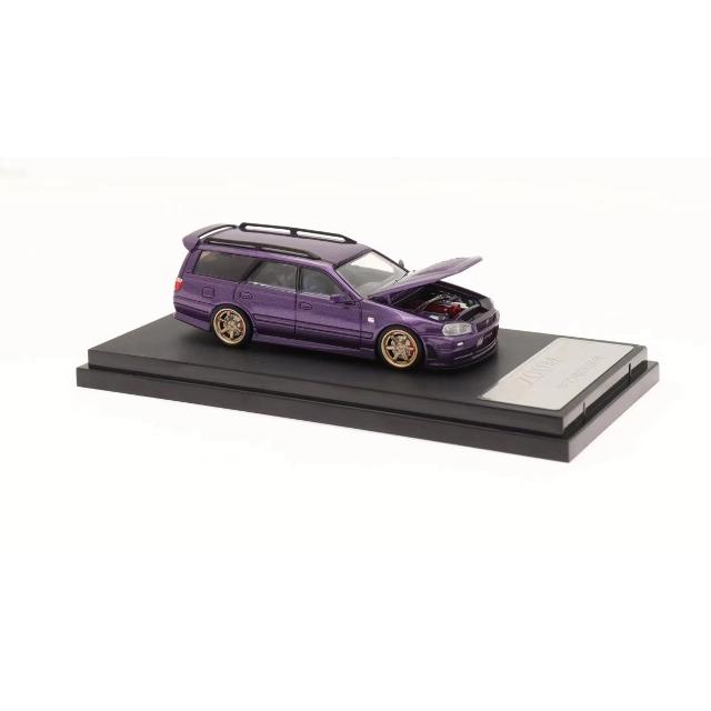 新品 Zoom 1/64 日産 ステージア Stagea WC34 260RS Midnight Purple ボンネット開閉 : ブースト ...