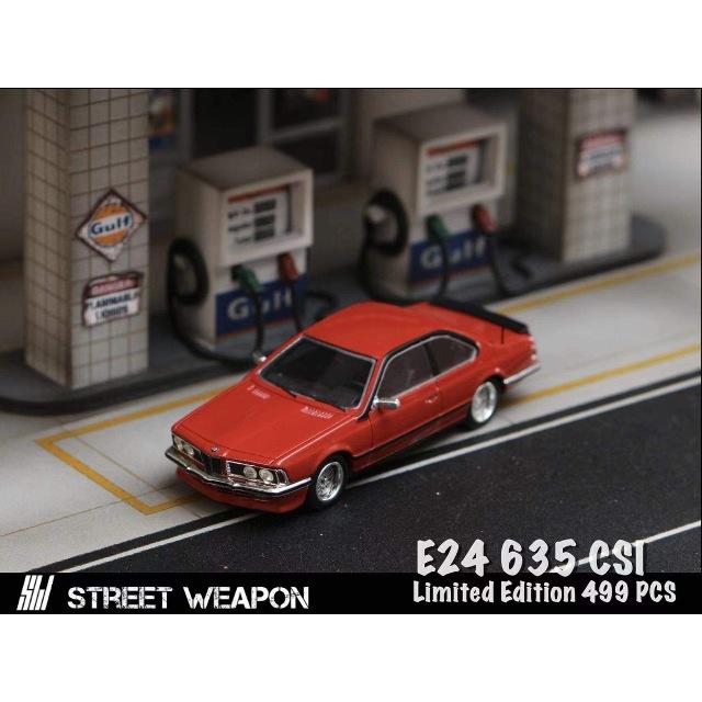 新品 Street Weapon SW 1/64 BMW E24 635 CSI RED 499台限定 : 9230322050129 ...