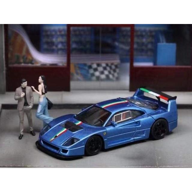 新品 Stance Hunters SH 1/64 フェラーリ Ferrari F40 LM Metallic Blue Italian Stripe ※フィギュアは含みません。 : ブースト ...