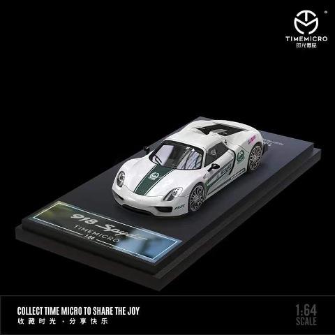 新品 TM Time Micro 1/64 ポルシェ Porsche 918 ドバイポリス Dubai Police car : ブーストギア ...