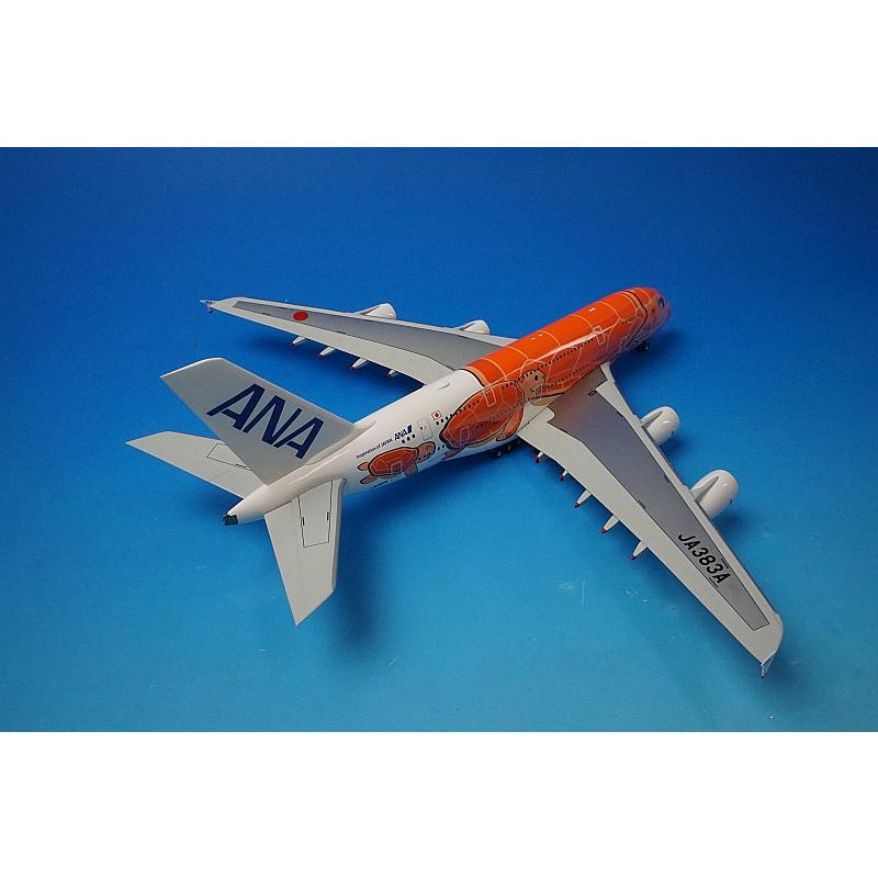 1/200 A380-841 ANA FLYING HONU ANAサンセットオレンジ WiFiレドーム・ギアつき JA383A [NH20184] 全日空商事/中古 : ブーストギア ヤフー ...