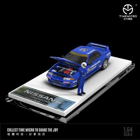 新品 TM Time Micro 1/64 日産 スカイライン NISSAN Skyline GT-R GTR R32 Calsonic ...