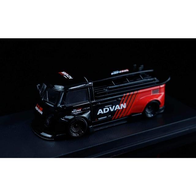 新品 LF Model / Lang Feng 1/64 フォルクスワーゲン ワーゲン VW T1 Pickup トラック Advan ...