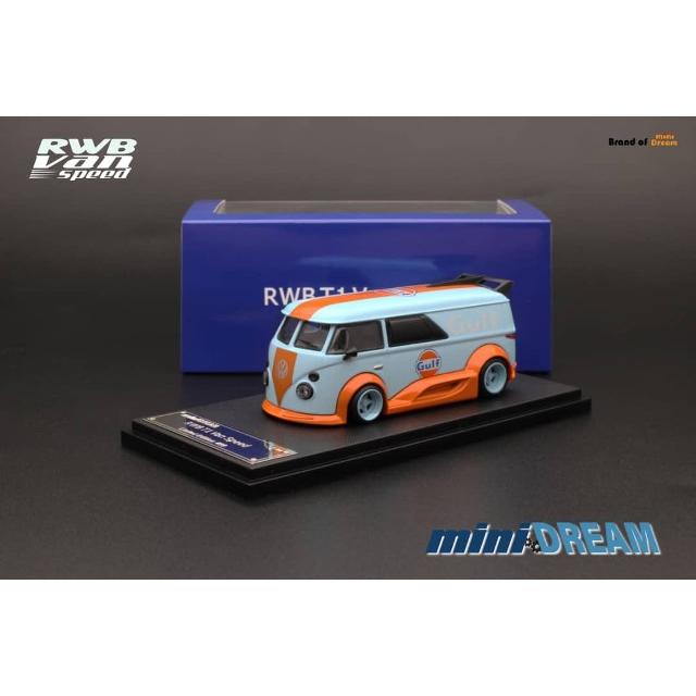 新品 miniDream 1/64 フォルクスワーゲン ワーゲンバン VW T1 RWB Van Speed Gulf : ブーストギア ...