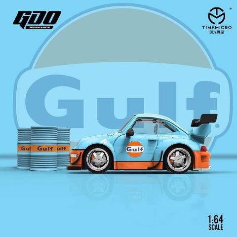 予約 GDO x TM Time model 1/64 Qスケール ポルシェ RWB 993 GULF ドラム缶付き :9230906050361:フリースタイル-ホビーヤフー店 - 通販 ...
