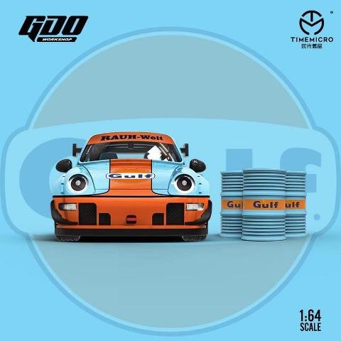 新品 GDO x TM Time model 1/64 Qスケール ポルシェ RWB 993 GULF ドラム缶付き :9230906050361:ブーストギア ヤフー店 - 通販 ...