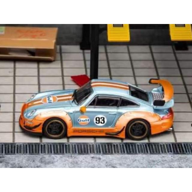 新品 Star Model 1/64 ポルシェ Porsche Rauh-Welt RWB 993 GT Wing RLC Gulf #93 ...