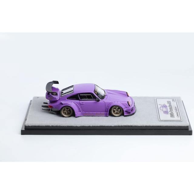 新品 Qidian Model 1/64 ポルシェ Porsche RWB 930 GT Wing Purple : ブーストギア ヤフー店 ...