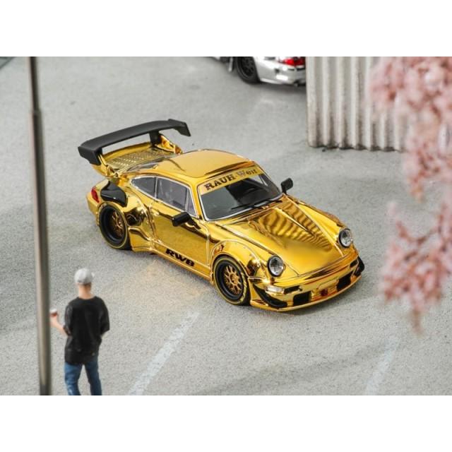 新品 Star Model 1/64 ポルシェ Porsche Rauh Welt RWB 964 GT Wing Gold 限定 699台 ...