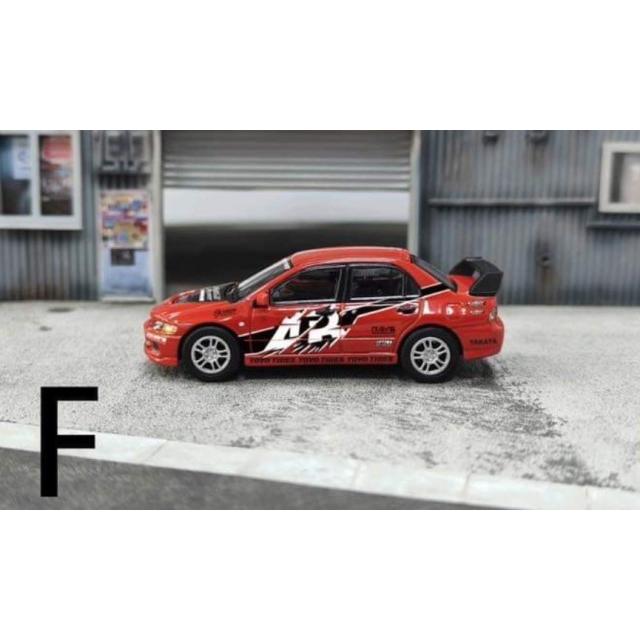 新品 LM 1/64 三菱 ランサーエボリューション Lancer EVO IX ランエボ red+stickers : ブーストギア ヤフー ...