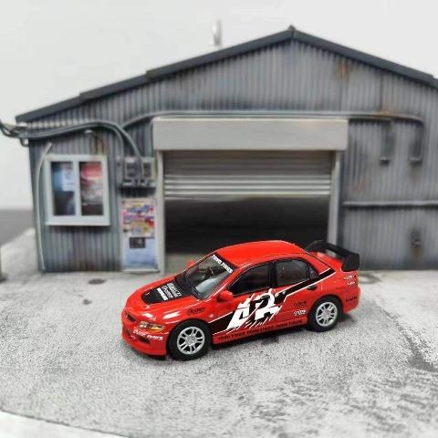 新品 LM 1/64 三菱 ランサーエボリューション Lancer EVO IX ランエボ red+stickers : ブーストギア ヤフー ...