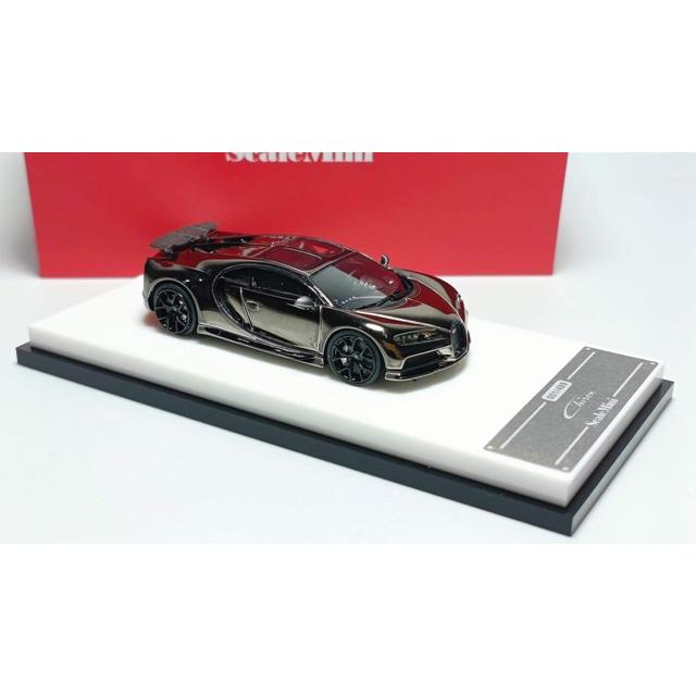 予約 ScaleMini 1/64 ブガッティ シロン Bugatti Chiron Chrome gun black : ブーストギア ...