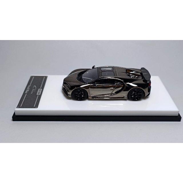 予約 ScaleMini 1/64 ブガッティ シロン Bugatti Chiron Chrome gun black : ブーストギア ...