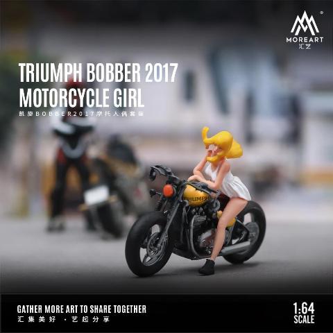 新品 MO222049 MoreArt 1/64 バイク TRIUMPH BOBBER 2017 MOTORCYCLE GIRL セクシーガール 美女 : ブーストギア ヤフー店 - 通販 ...
