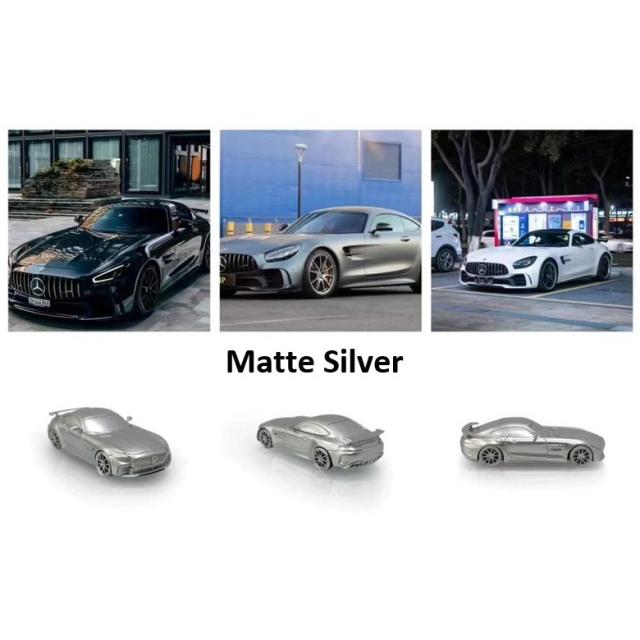 新品 MJ 1/64 メルセデス ベンツ Mercedes Benz AMG GTR Matte Silver : ブーストギア ヤフー店 ...