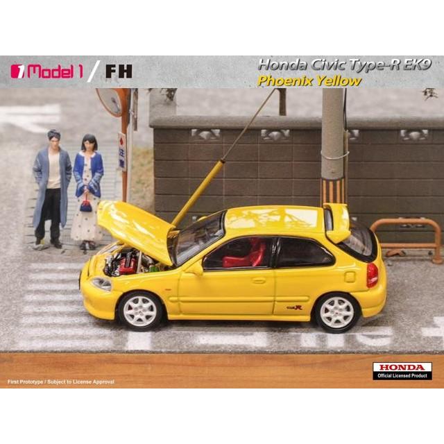 新品 Focal Horizon FH x Model One 1/64 ホンダ Honda Civic Type-R EK9 Phoenix Yellow : ブーストギア ヤフー店 ...