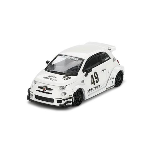 新品 MC221-WH TSM MINI-GT 1/64 LB-WORKS x Abas Works ABARTH 595 Gara ...