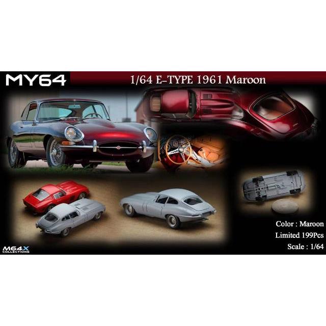 予約 MY64 x M64X 1/64 E-type Maroon , limited to 199Pcs : ブーストギア ヤフー店 ...