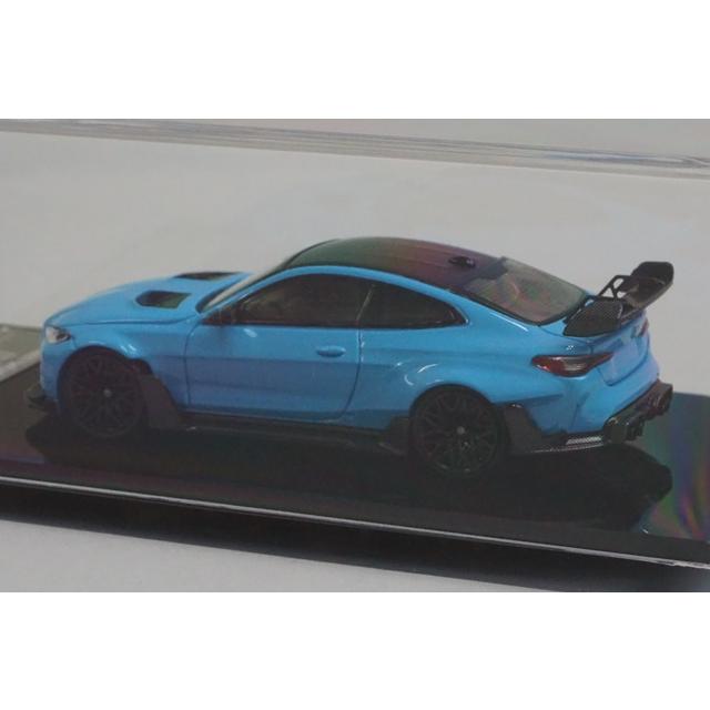 新品 SW Street Weapon 1/64 BMW G82 M4 ADRO BODY KIT Widebody Miami Blue ...