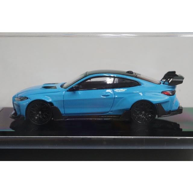 新品 SW Street Weapon 1/64 BMW G82 M4 ADRO BODY KIT Widebody Miami Blue ...