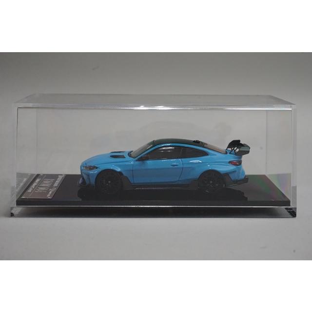 新品 SW Street Weapon 1/64 BMW G82 M4 ADRO BODY KIT Widebody Miami Blue ...