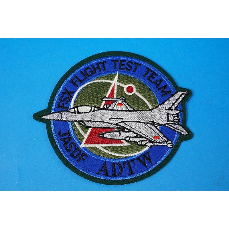 ワッペン JASDF 航空自衛隊 ADTW 飛行開発実験団 FSX FLIGHT TEST TEAM 岐阜基地 ベルクロなし/中古 ...
