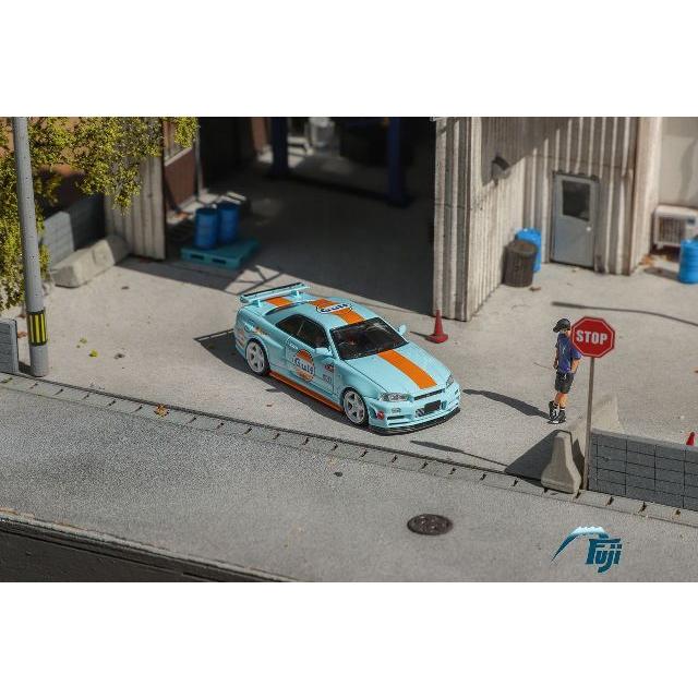 予約 Fuji 1/64 日産 スカイライン Skyline R34 GT-R Nismo Z-Tune High-end Gulf-Blue : ブーストギア ヤフー店 - 通販 ...