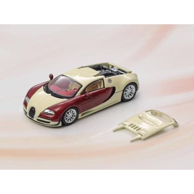 予約 Mortal 1/64 ブガッティ ヴェイロン Bugatti Veyron Rice White Chestnut Red ...