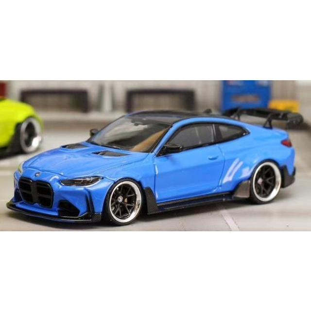 予約 SW Street Weapon 1/64 BMW G82 M4 Wide-Body Modified 改造 Portimao Blue ...