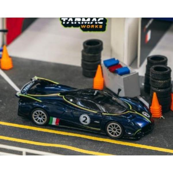 新品 T64G-TL035-BL Tarmac Works 1/64 パガーニ Pagani Huayra R Blu Avio : ブースト ...
