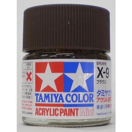 タミヤ アクリルミニ X009 ブラウン : ブーストギア ヤフー店 - 通販 - Yahoo!ショッピング