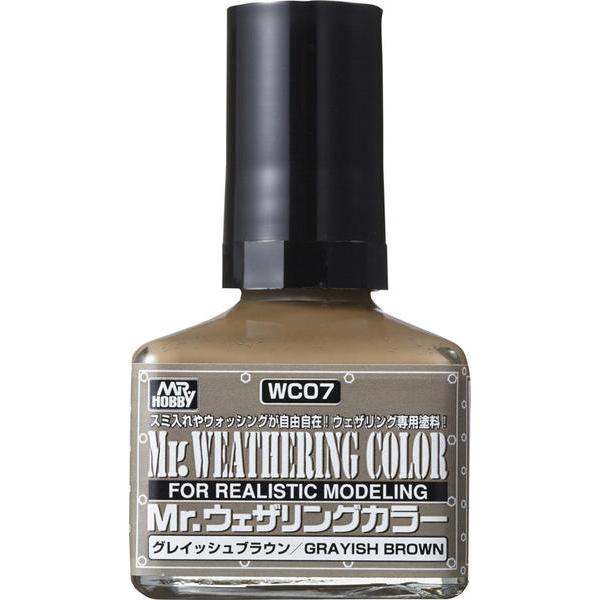 WC07 Mr.ウェザリングカラ-グレイッシュブラウン40ml GSI クレオス/新品 : ブーストギア ヤフー店 - 通販 - Yahoo!ショッピング