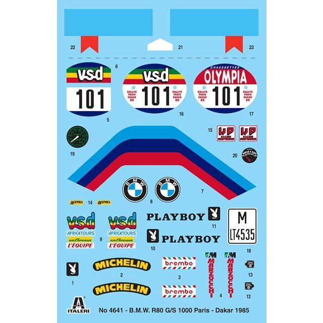 プラッツ IT4641 イタレリ 1/9 BMW 1000 1985 パリ・ダカールラリー(日本語説明書付き) : ブーストギア ヤフー店 ...