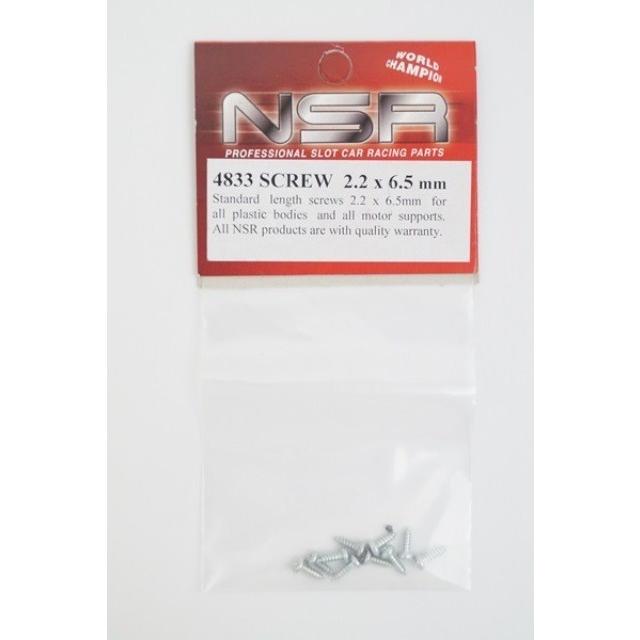 新品4833 NSR SCREWS STANDARD 2.2 x 6.5 mm (10pcs) : ブーストギア ヤフー店 - 通販 ...