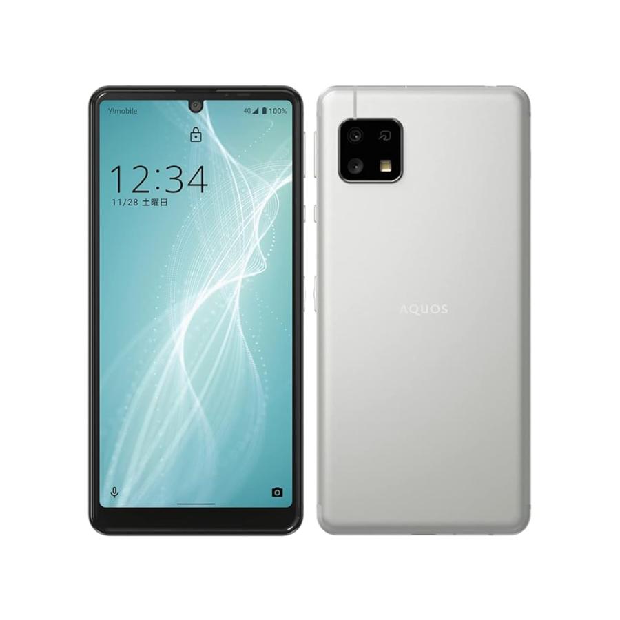 【整備済み品】 SHARP AQUOS sense4 basic SIMフリー スマートフォン Ymobile A003SH シルバー : リベルダージオンラインYahoo!店 - 通販 ...